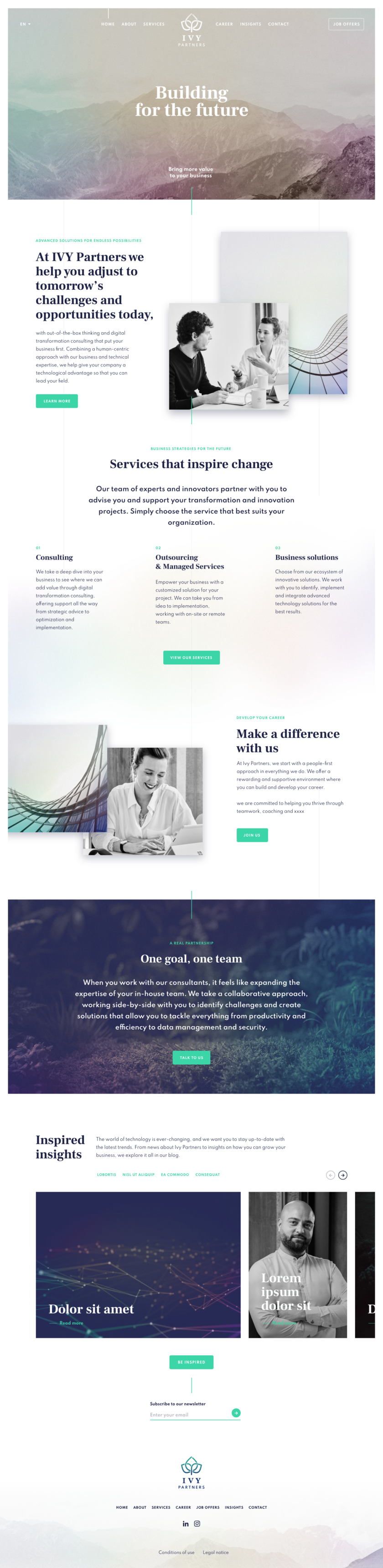 Ivy Partners - Branding innovant - Li-Nó Design Portfolio