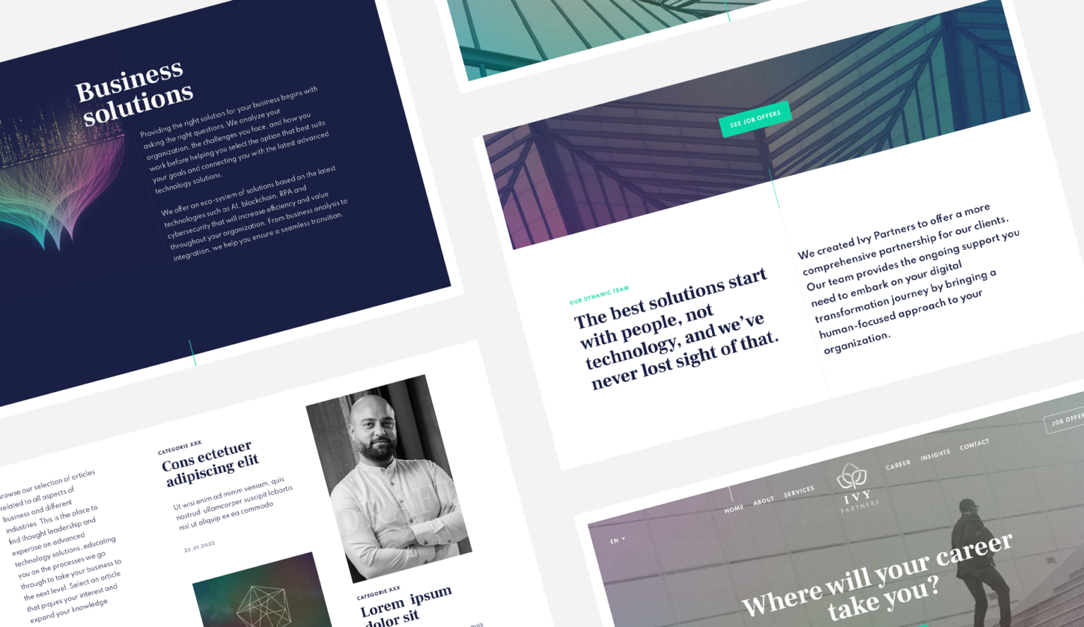 Ivy Partners - Branding innovant - Li-Nó Design Portfolio