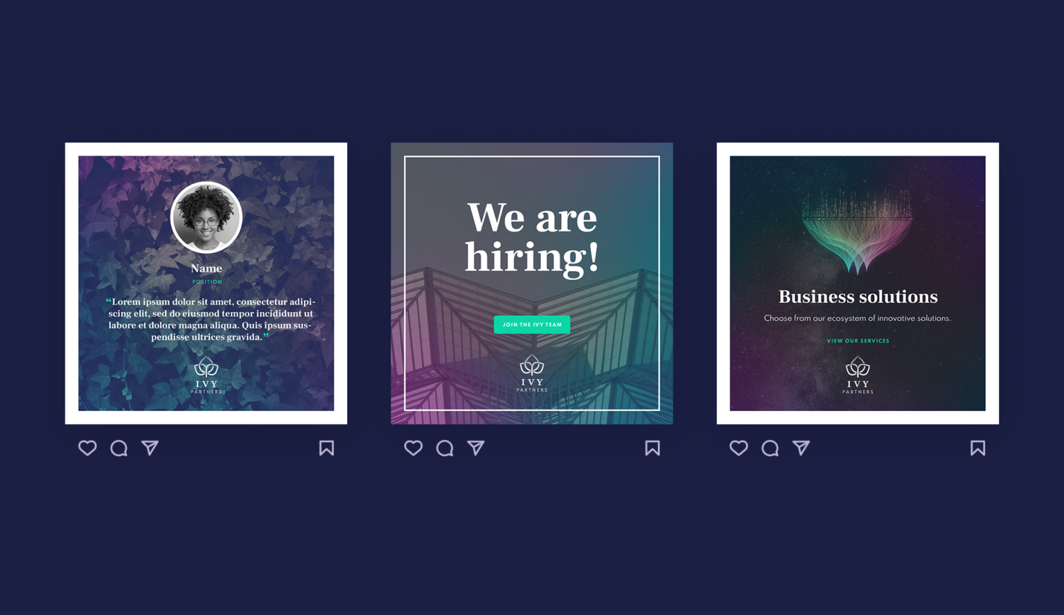 Ivy Partners - Branding innovant - Li-Nó Design Portfolio